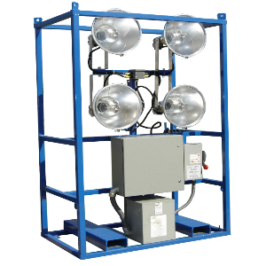 20 FOOT PORTABLE OFFSHORE ELECTRIC POWERED LIGHT TOWER OS-ELEC-4L-1000W ...