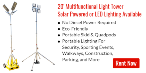 Boss LTR Stadium Light Towers Rentals | Confined Space Lighting ...
