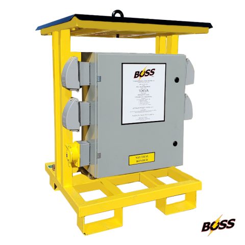 10kva GFCI Power Distribution Substation Skid Mounted - BossLTR