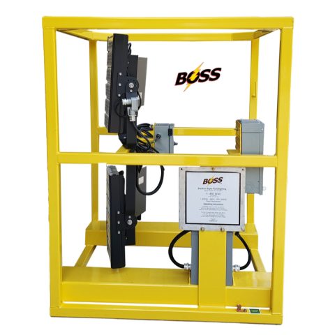 4 Light LED Electric Powered Cage Lighting - Boss LTR LED Cage Lighting